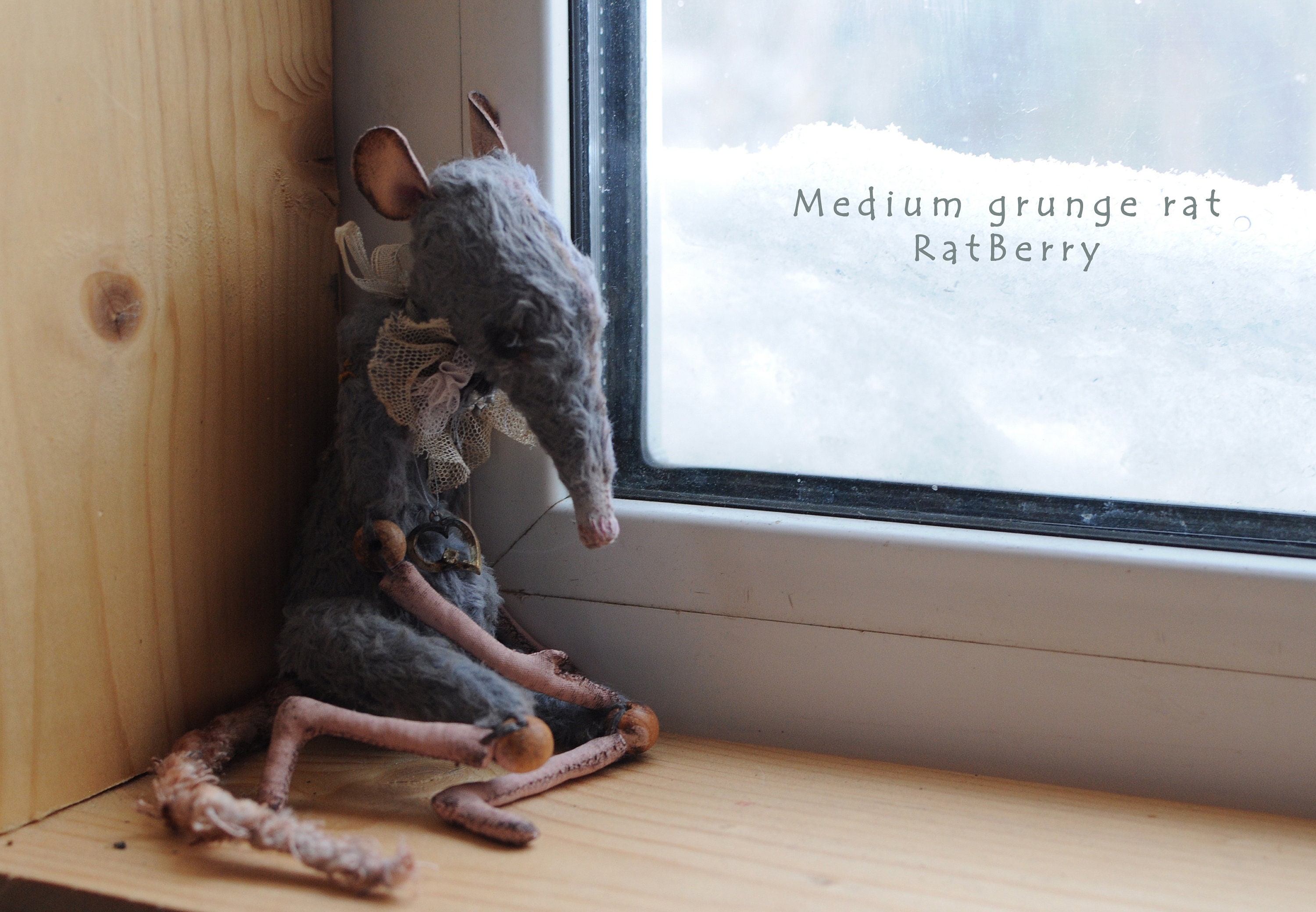 CUSTOM MEDIUM Rat by Ratberry. Halloween Creepy Doll Mouse. Gothic ...
