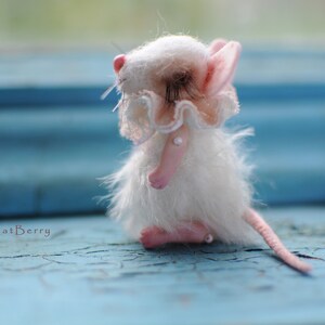 Needle Felted Mouse by Ratberry, Realistic Felt Mice Doll. Fluffy Mouse ...
