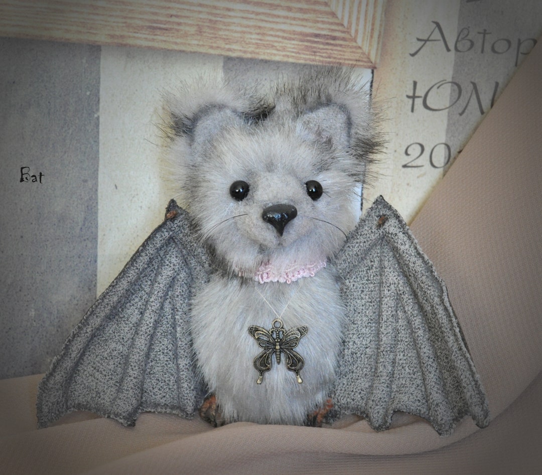 Gothic Bat Plush, Creepy Handmade Art Doll, Ratberry - Etsy