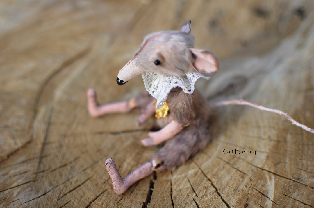 TINY Cacao Custom Rat. Bjd Stuffed Animal Cute Rat by Ratberry ...