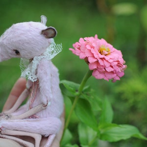 ADULT Pink Boy Rat Stuffed Toy. Social-emotional Toy of Eco-friendly ...