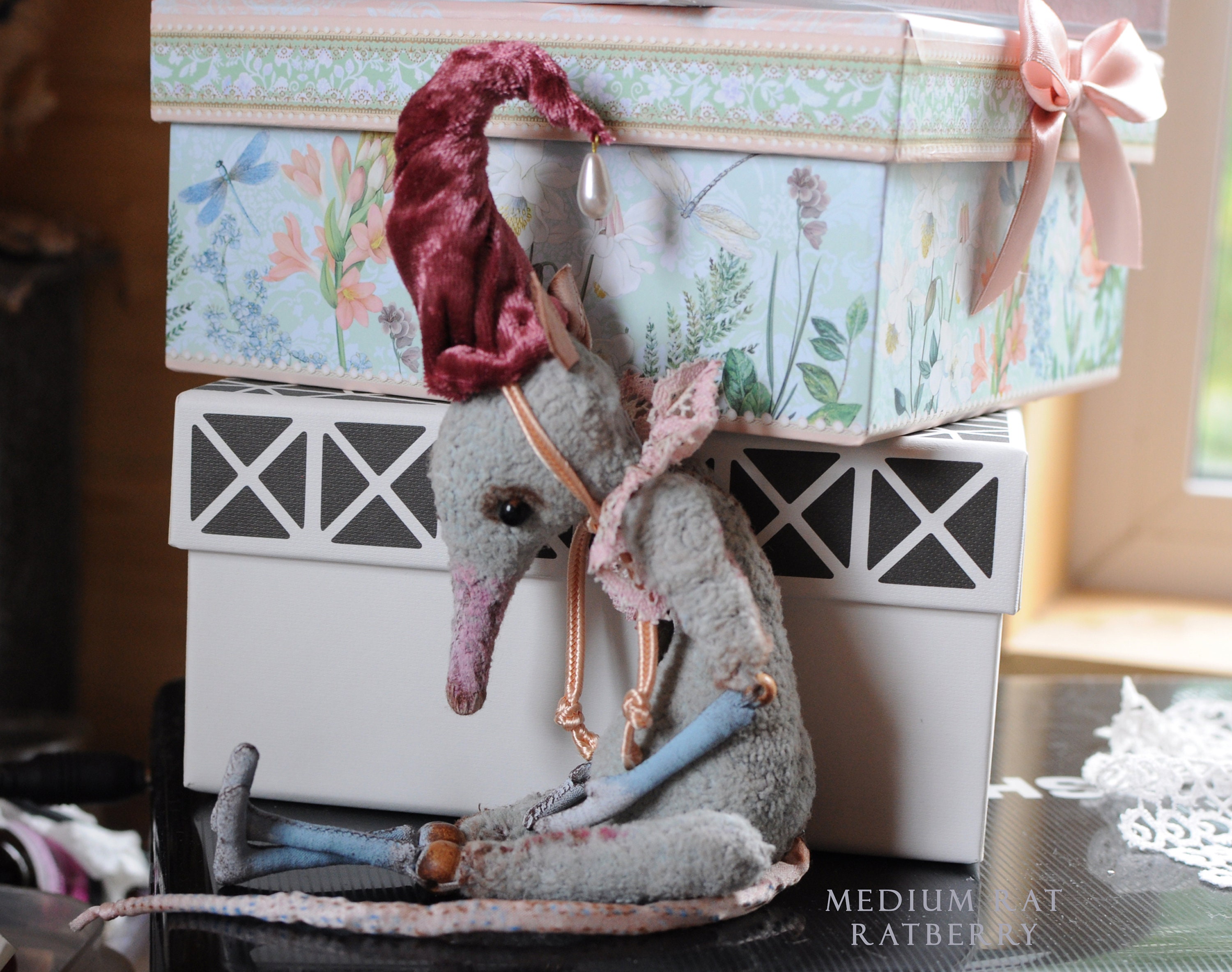 CUSTOM PLUSH BABY Rats by Ratberry. Christmas Creepy Doll - Etsy