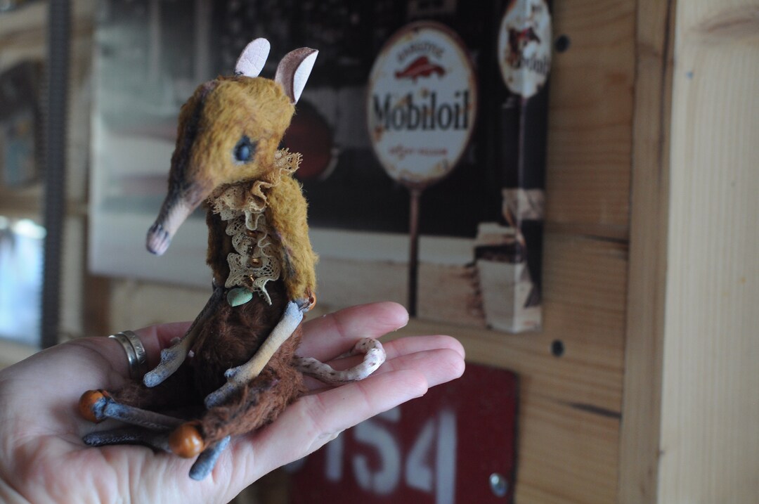 Custom Grunge Baby Rat Art Doll. Creepy Gothic Plush Animal Toy by ...