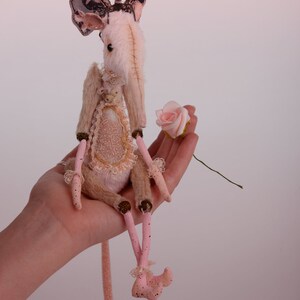 CUSTOM PAPILLON Rat Toy. Halloween Gift. Ratberry Creepy Doll Rat ...