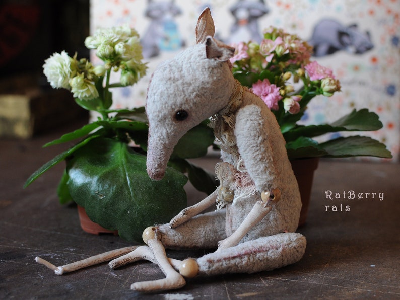 Custom Plush Baby Rats by Ratberry. Christmas Creepy Doll - Etsy