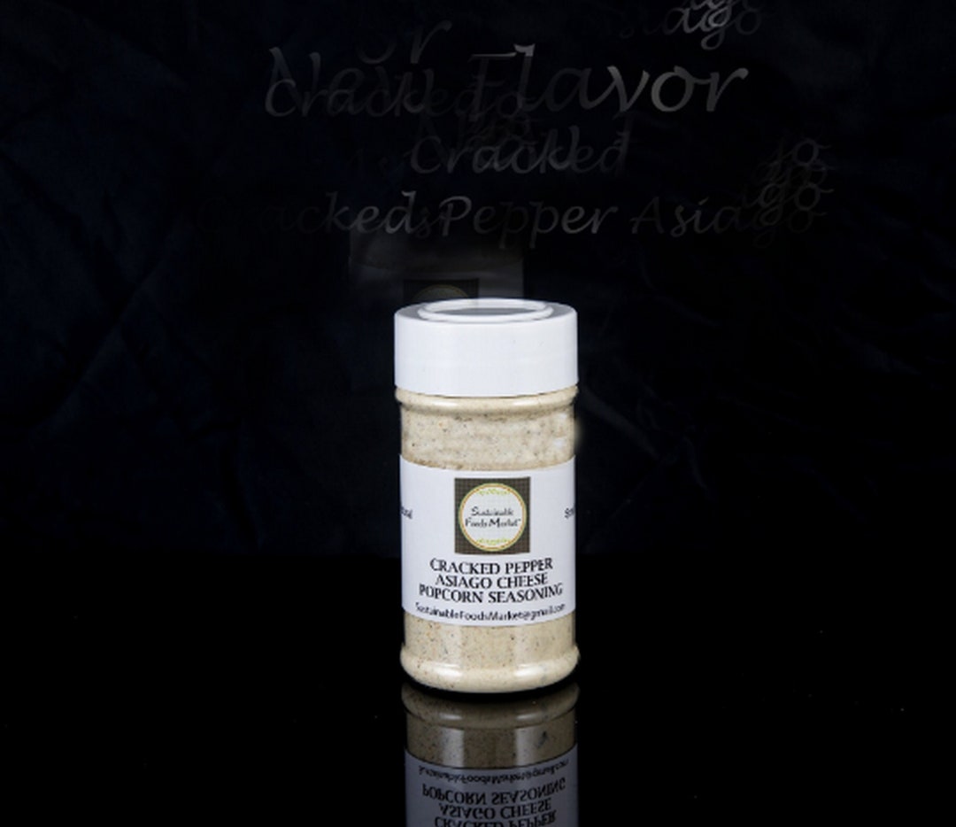 Cracked Pepper Asiago Popcorn Seasoning Gourmet Popcorn - Etsy
