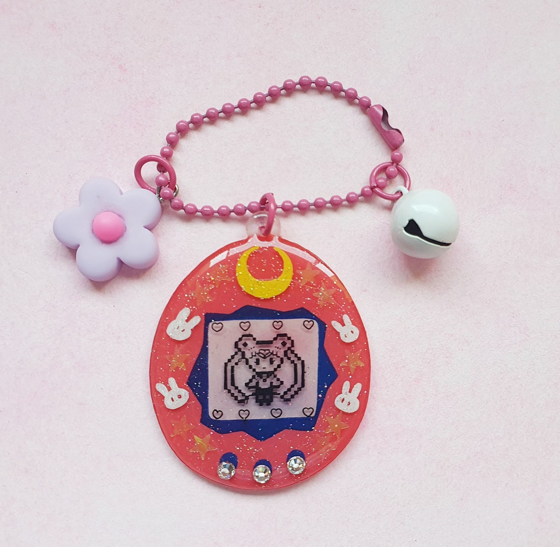 Sailor Moon Tamagotchi Keychain Usagi Tsukino Chibiusa - Etsy