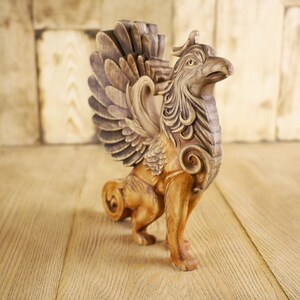 Griffin Sculpture, Colored Griffin Statue, Collectible Griffin Figurine ...