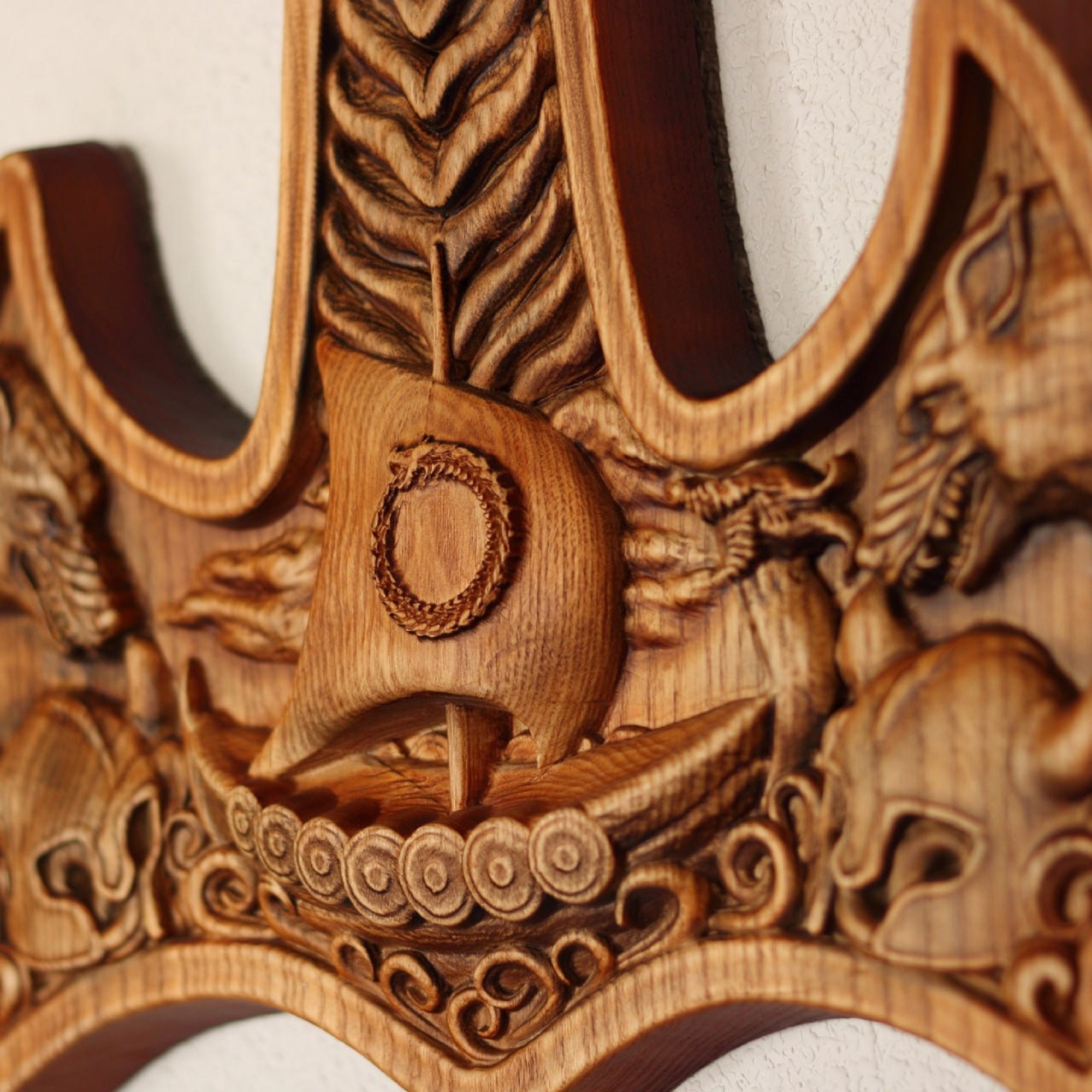 Mjolnir Hammer Thors Hammer Viking Hammer Wood Carving - Etsy