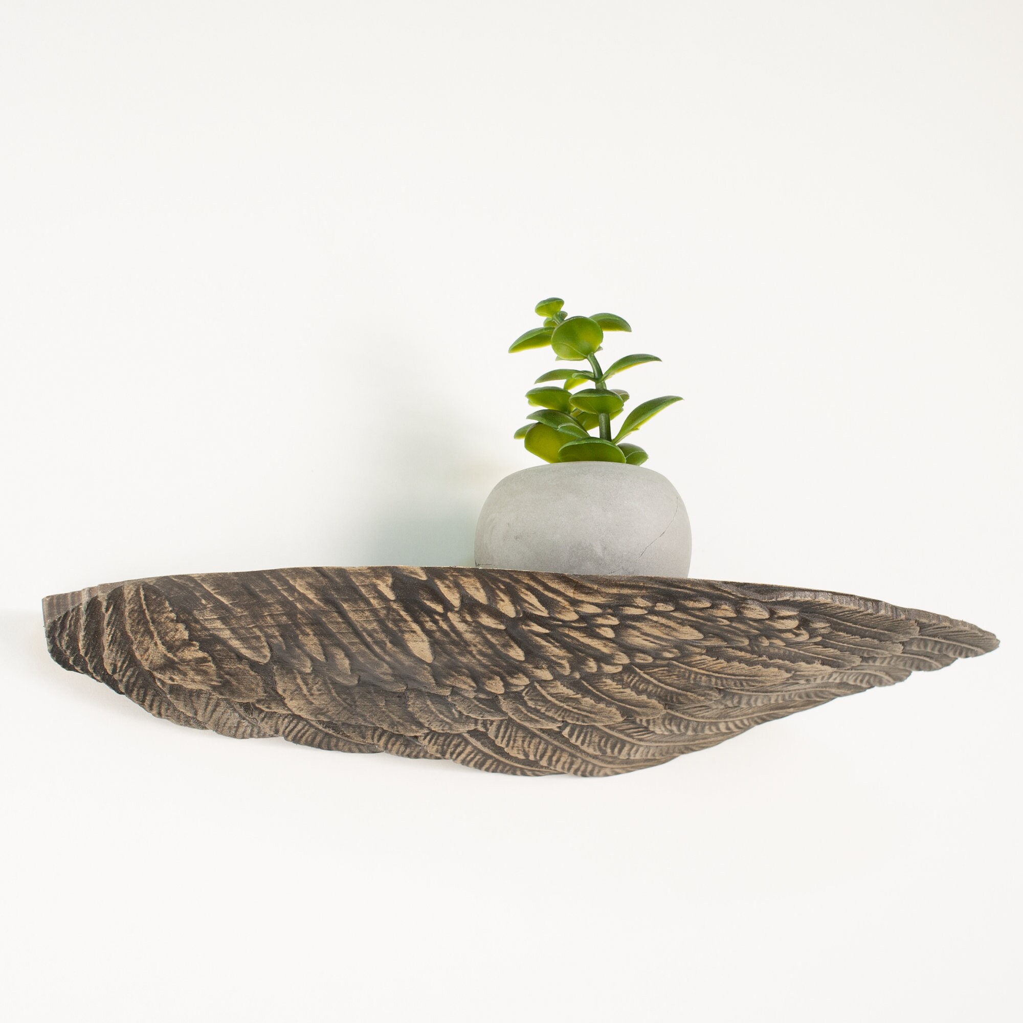 Floating Wood Shelves Angel Wings Wall Decor Wooden Shelves - Etsy