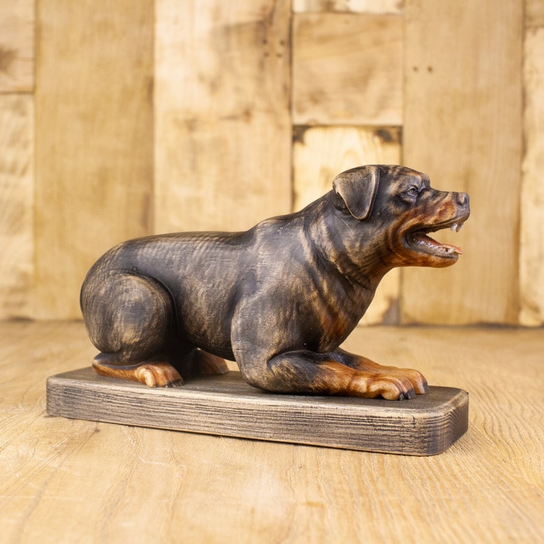 Rottweiler Statue Rottweiler Art Rottweiler Gift Garden Dog Statue ...