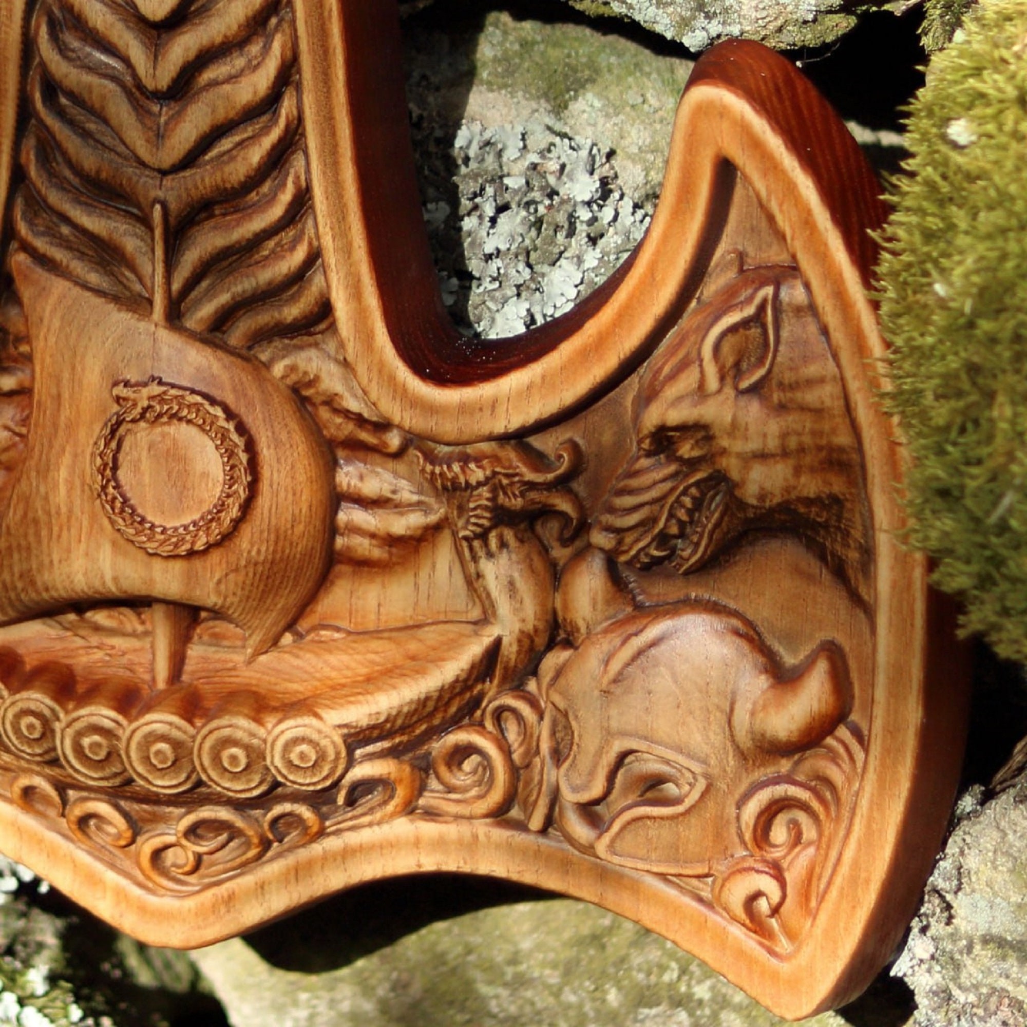 Mjolnir Hammer Thors Hammer Viking Hammer Wood Carving - Etsy