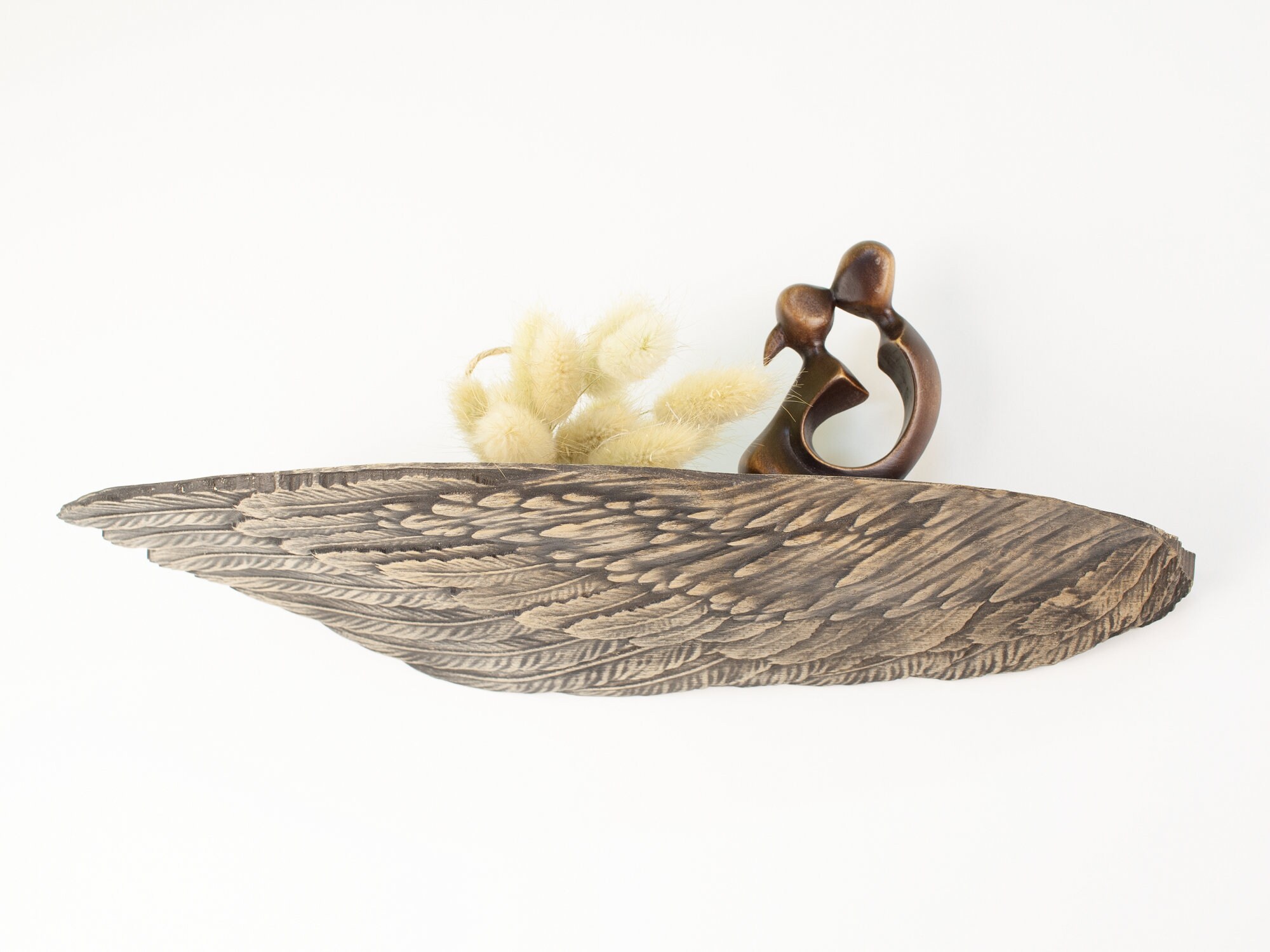 Floating Wood Shelves Angel Wings Wall Decor Wooden Shelves - Etsy