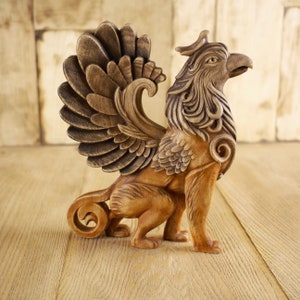 Griffin Sculpture, Colored Griffin Statue, Collectible Griffin Figurine ...