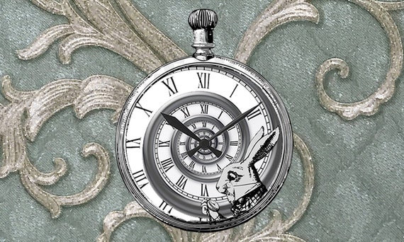 Alice In Wonderland White Rabbit Pocket Watch