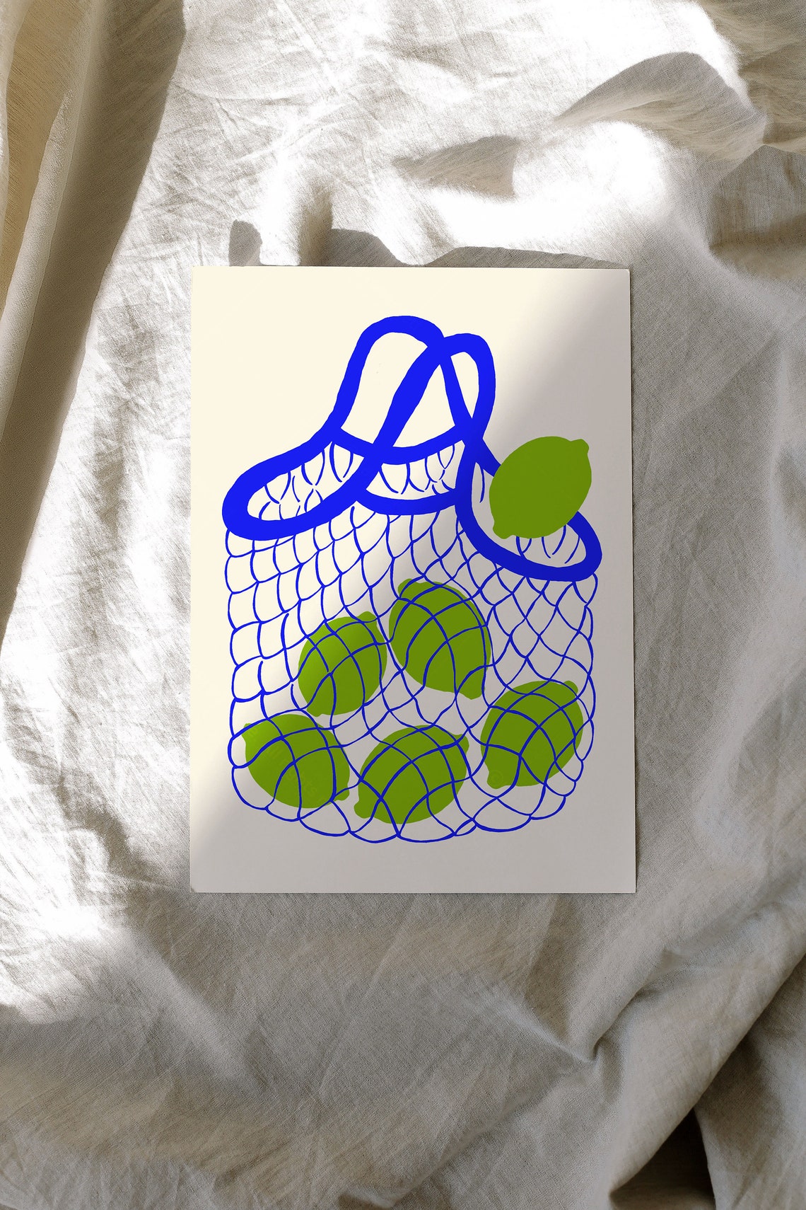 Lime Print,fruit Market Lime Art Print, Kitchen Wall Art, Lime ...