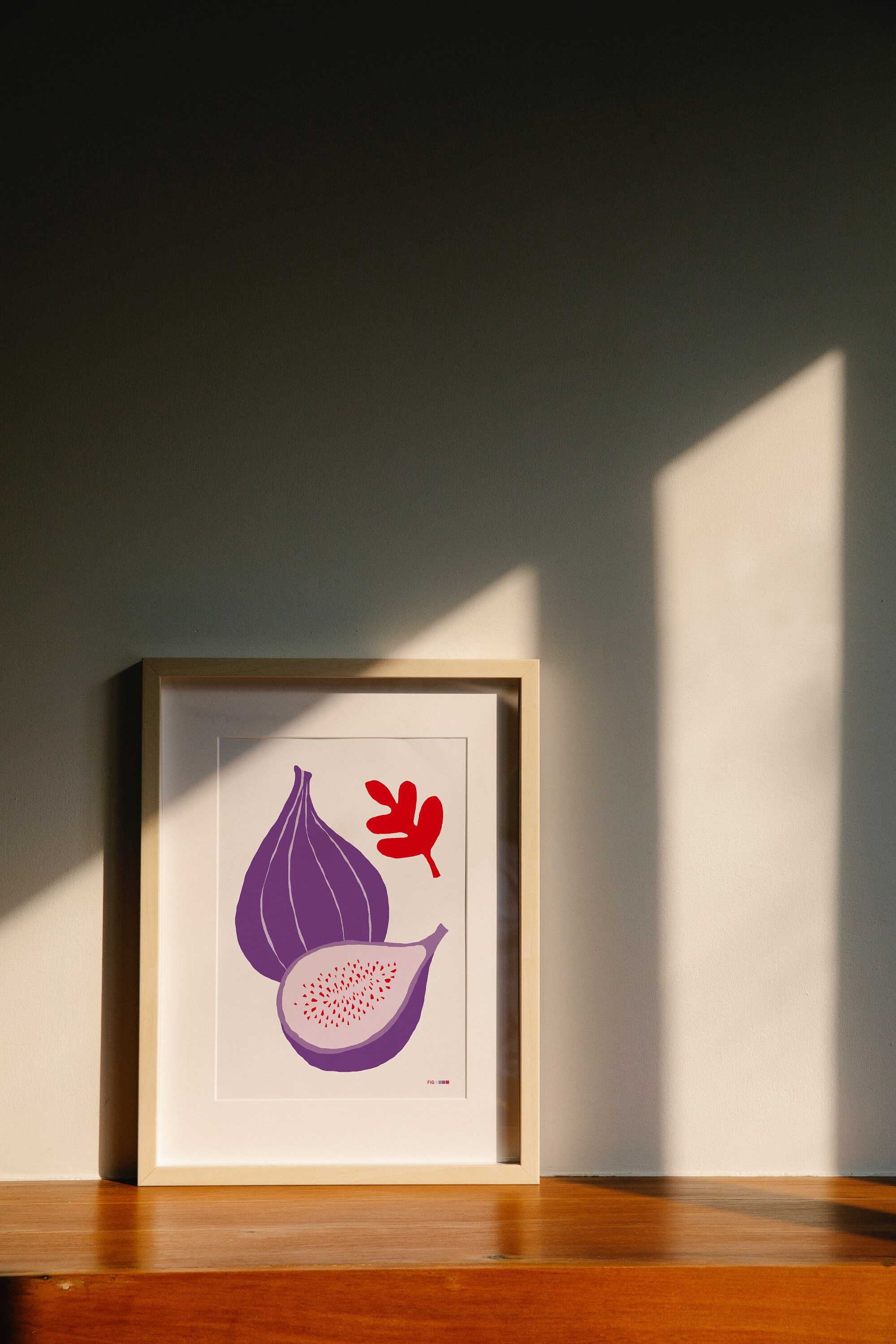 Fruit Market Fig Art Print, Fig Printable Art, Fig Print, Kitchen Wall ...