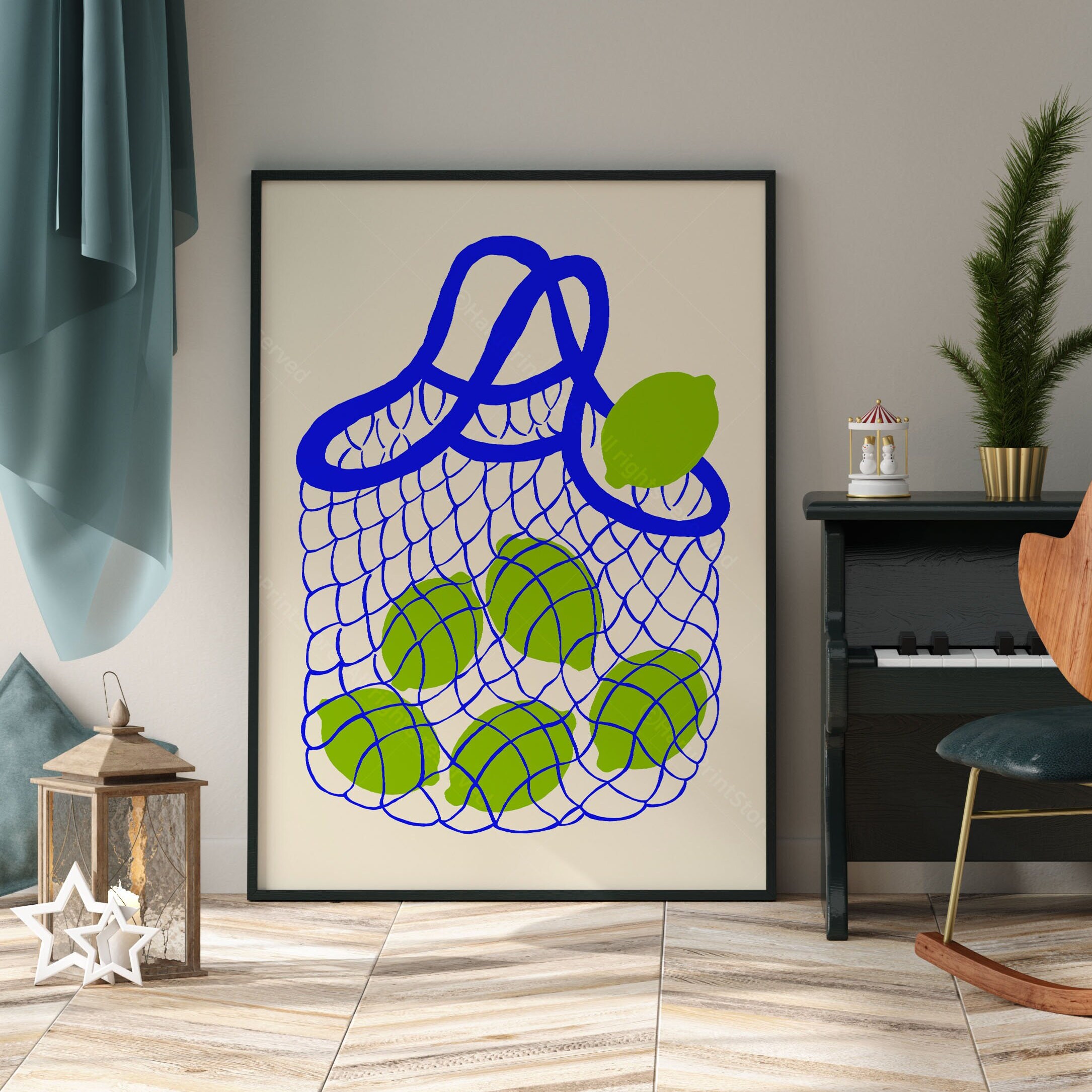 Lime Print,fruit Market Lime Art Print, Kitchen Wall Art, Lime ...