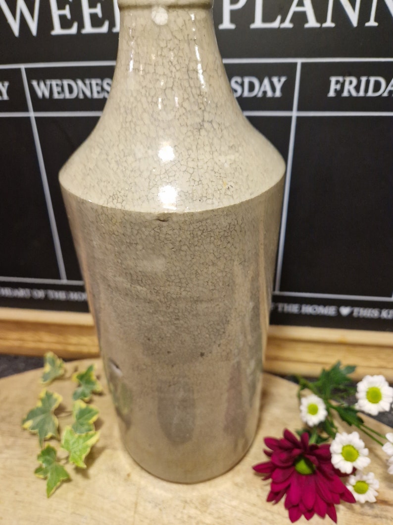 Vintage 1870 Stoneware Ink Bottle Master Ink Staining Crazing - Etsy