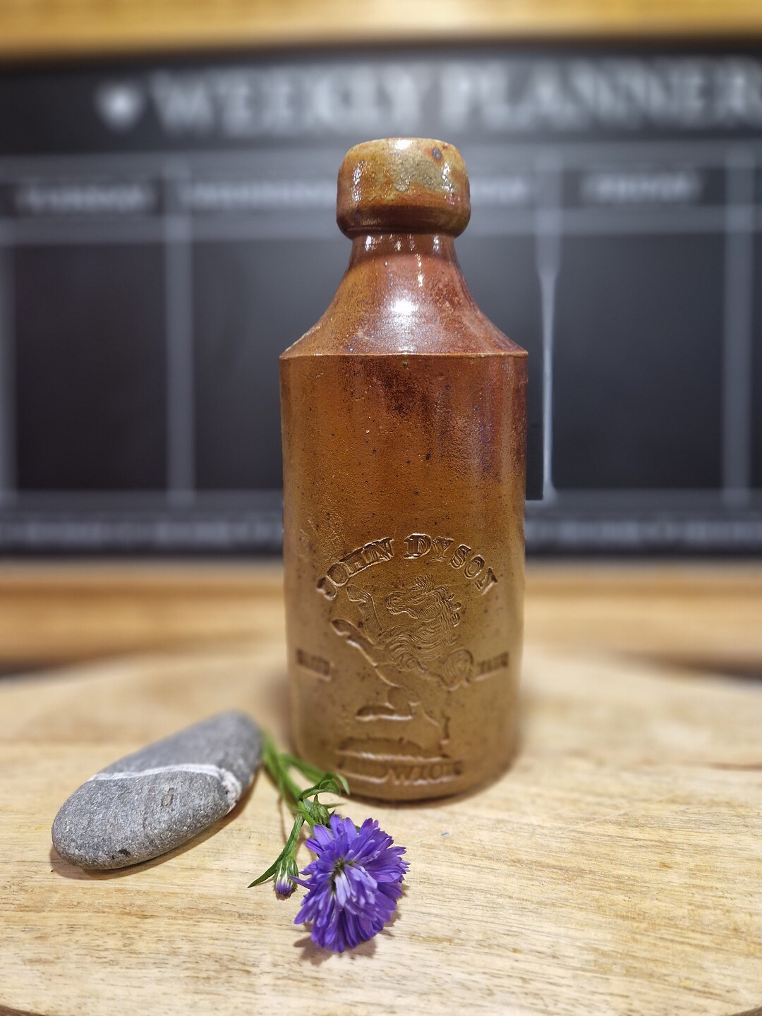 Vintage Stoneware Ginger Beer Bottle Horse Pictorial Ardwick Vase ...