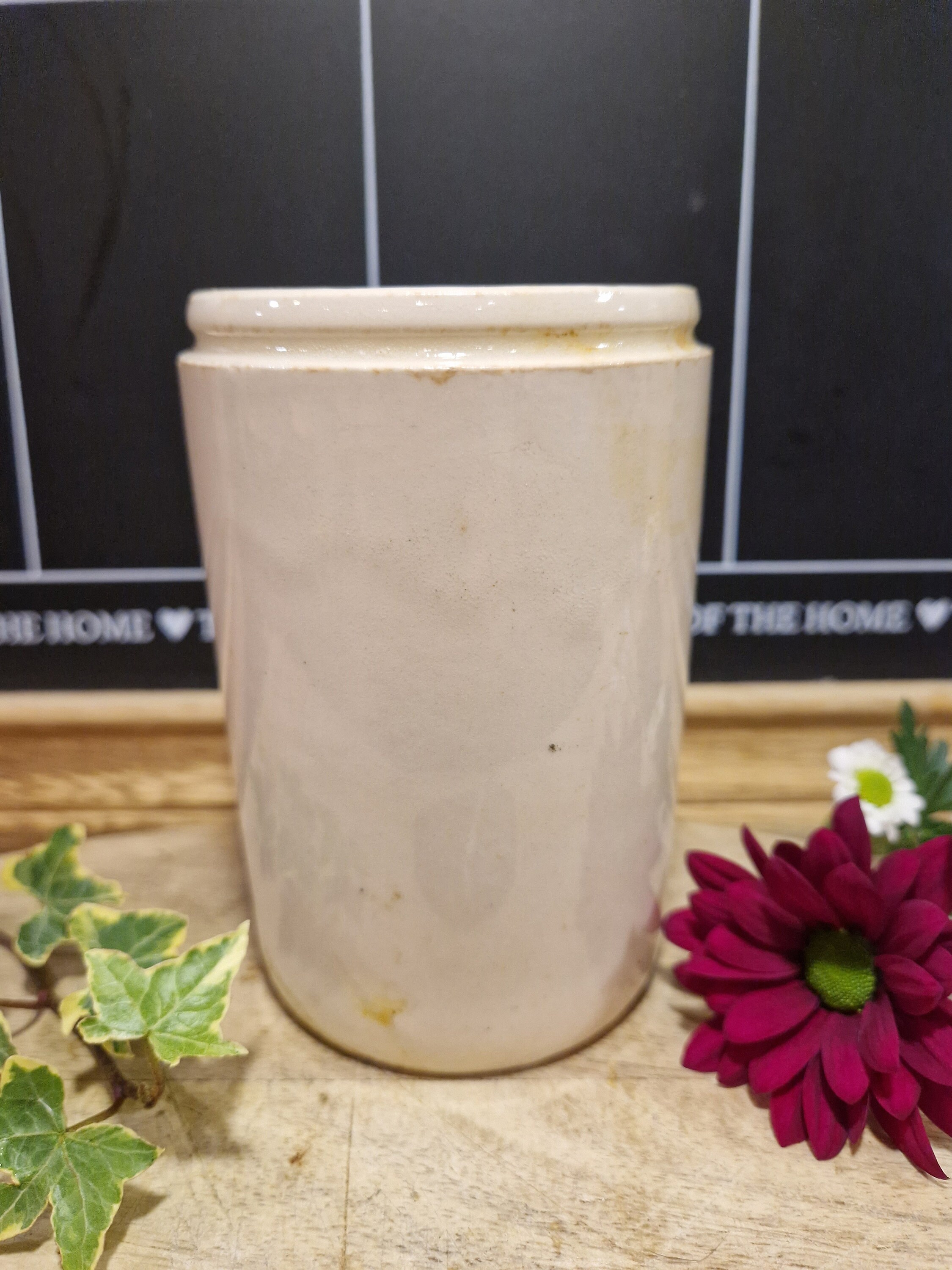 Vintage Stoneware Jam Pot Ironstone Dundee 1lb Marmalade Tall Orange ...