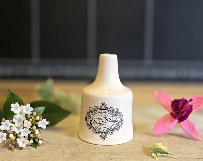 Beautiful Stoneware Pie Funnel Pot Ironstone Classic - Etsy