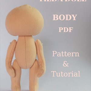 Rag Doll Body Sewing Pattern – Easy Step-by-step Tutorial (PDF Download ...