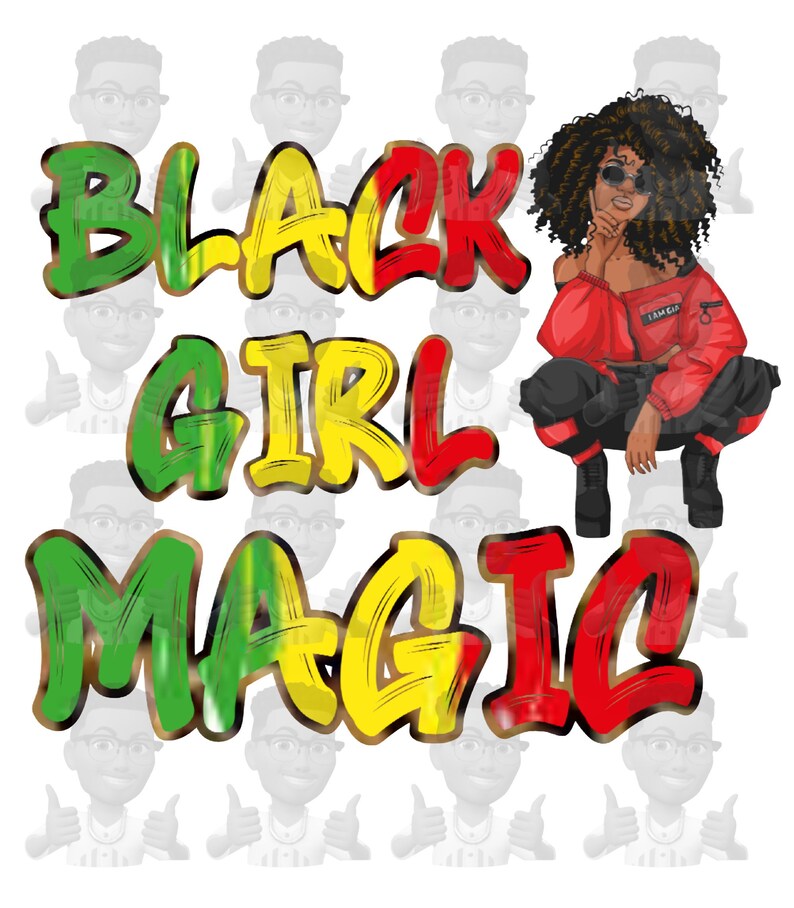 Black Girl Magic PNG, Black Magic PNG, Girl Magic PNG, Magic Png, Black ...