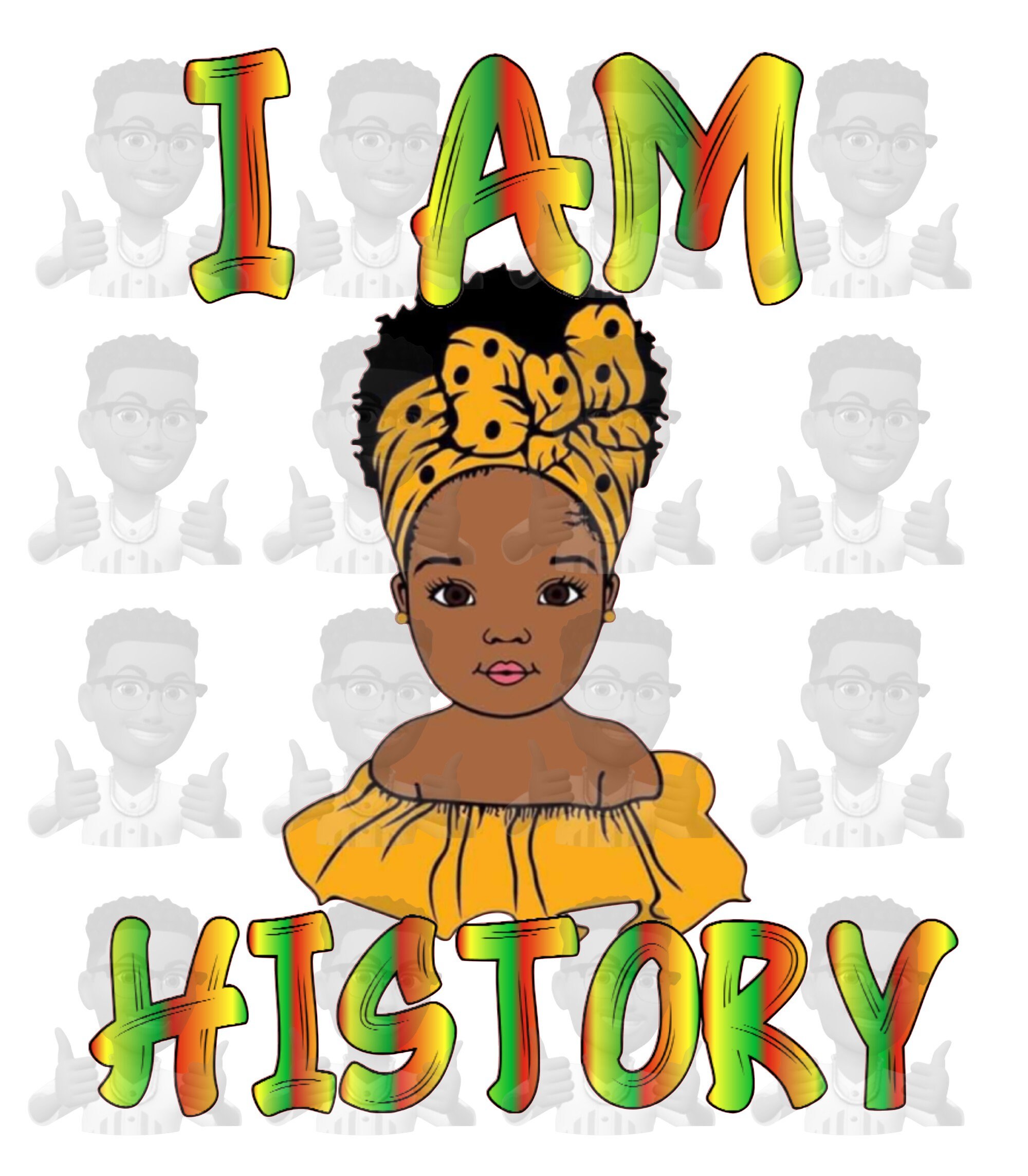 Melanin Png, I Am History Png, Black History Png, Black Girl Png ...