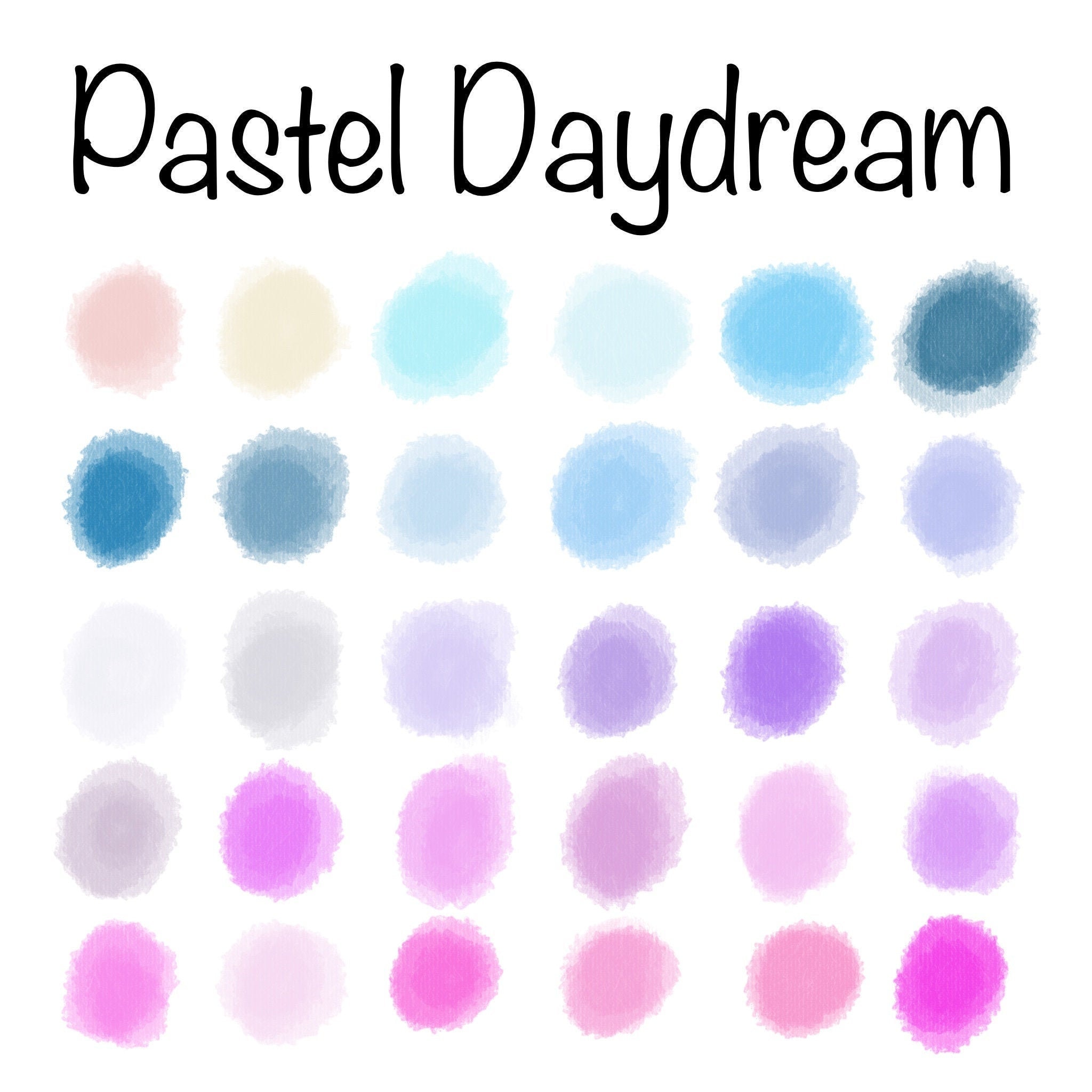 Pastel Dream Procreate Color Palette Digital Download - Ipad, Digital ...
