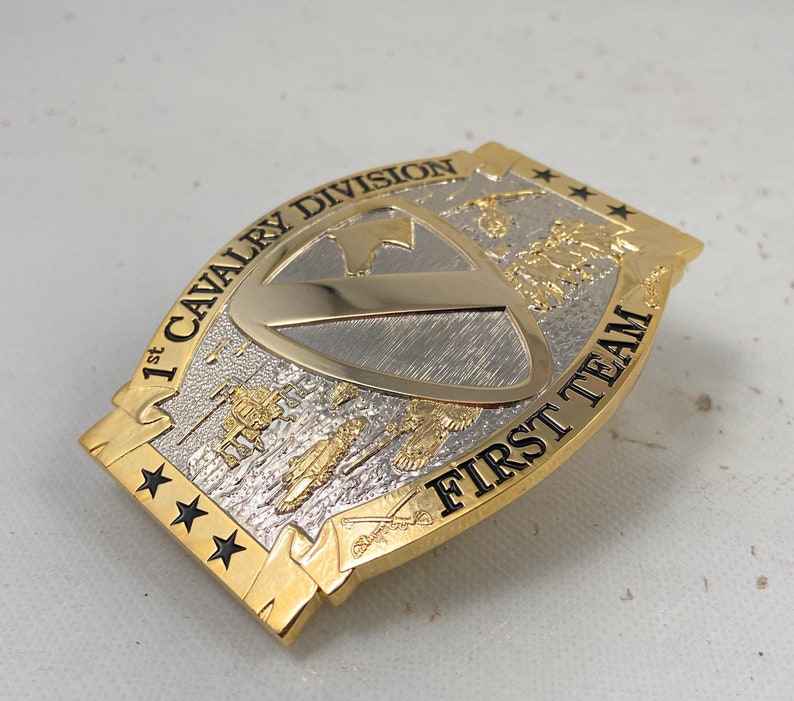 US Army 1st Cavalry Division First Cav Troopers Silver & Gold - Etsy