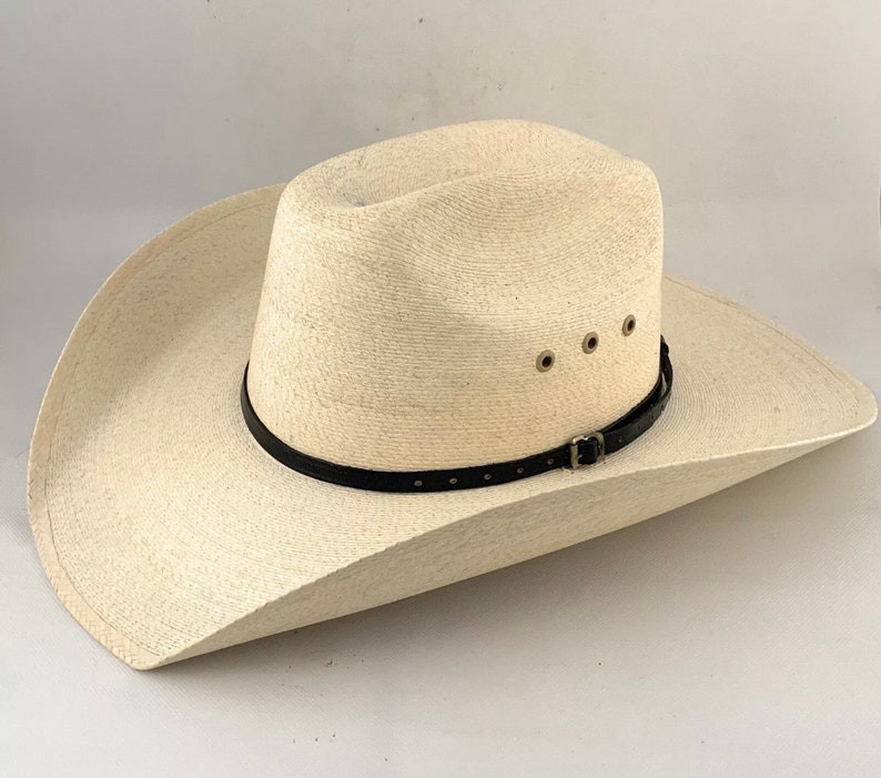 Black Genuine Leather Hat Band for Western Cowboy Hats Men - Etsy