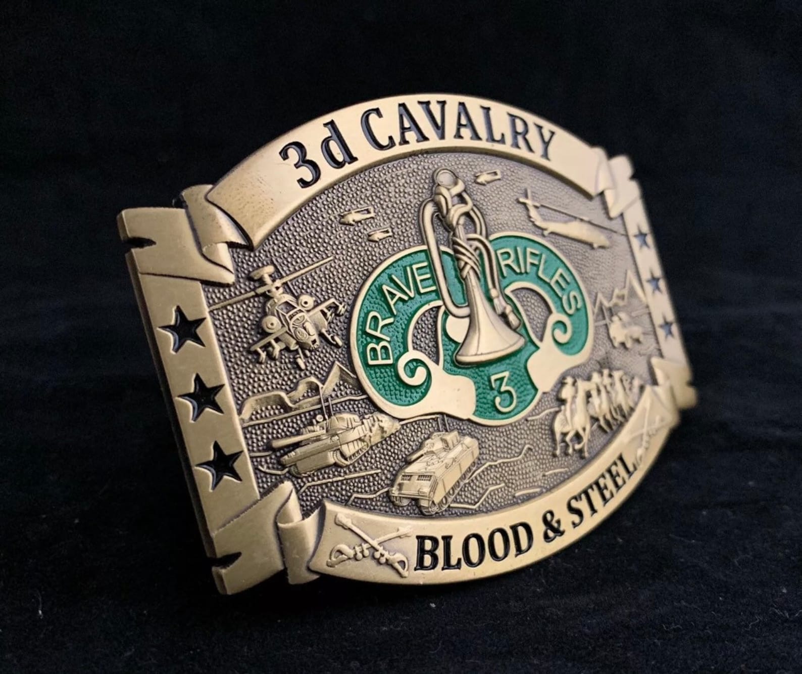 U.S. Army 3rd Cavalry Armored Cavalry Regiment brave Rifles - Etsy