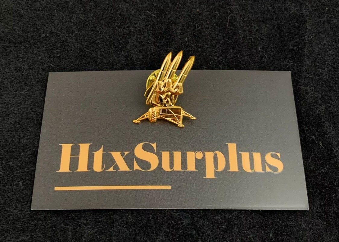 Raytheon US Military MIM-23 Hawk SAM Missile Pin, Gold Hat Pin - Etsy