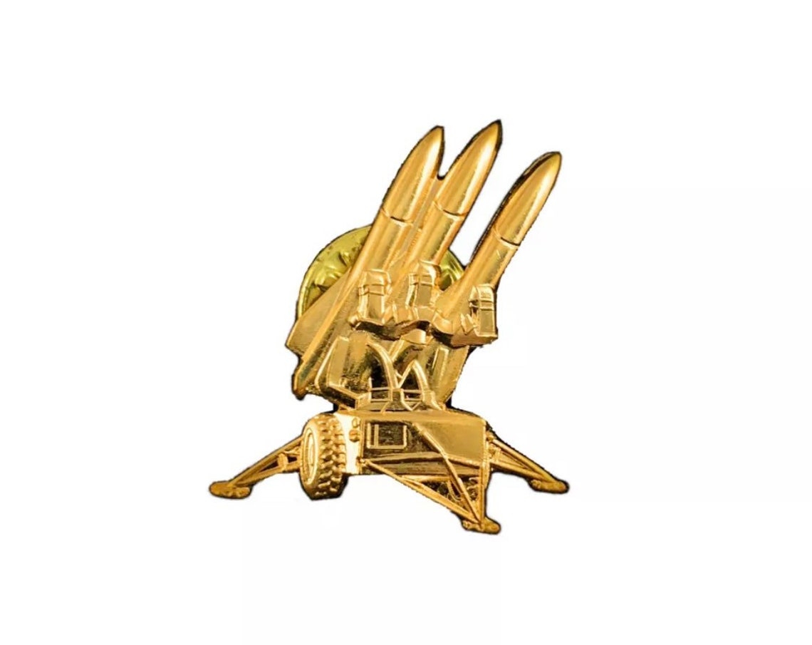 Raytheon US Military MIM-23 Hawk SAM Missile Pin, Gold Hat Pin - Etsy