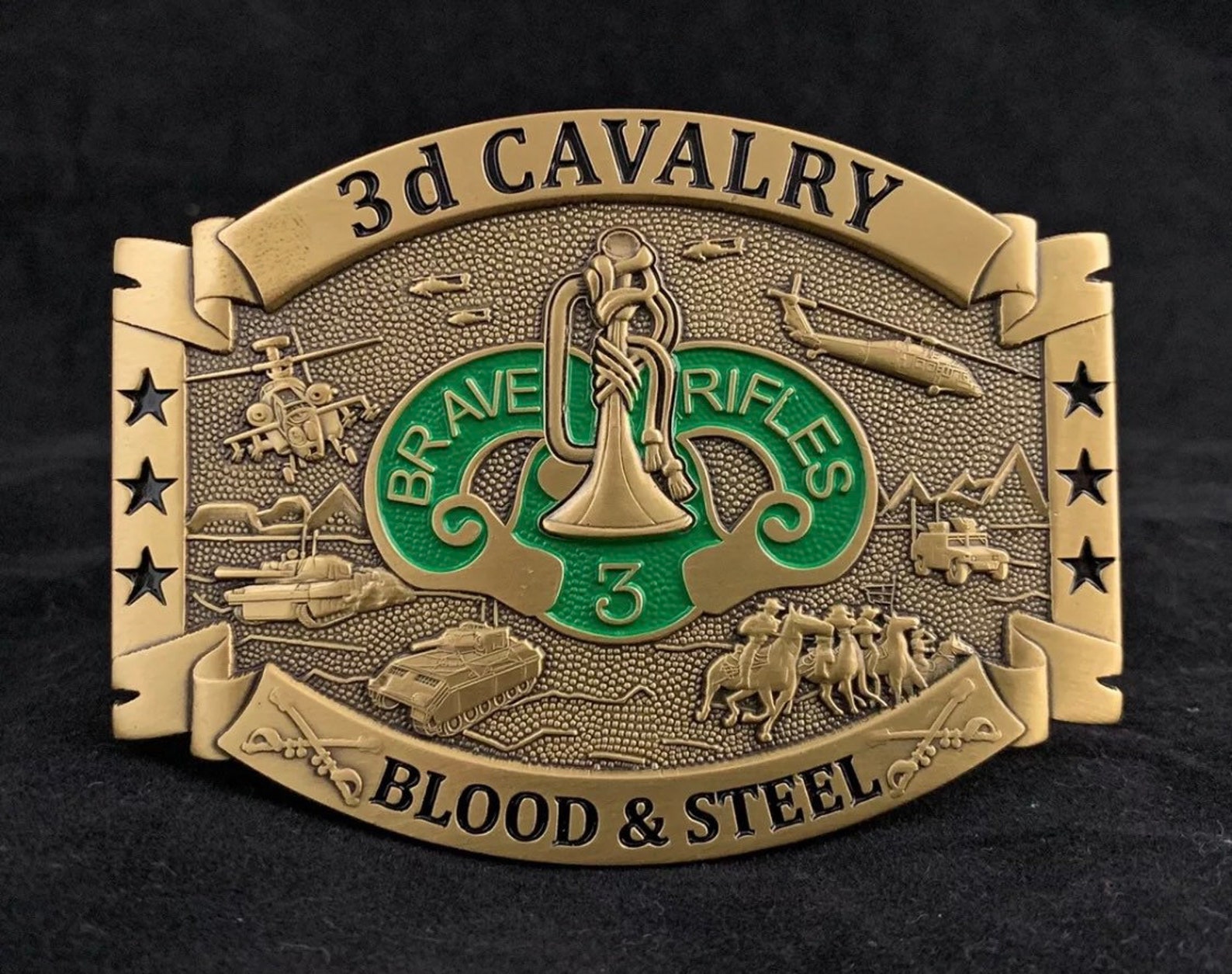 U.S. Army 3rd Cavalry Armored Cavalry Regiment Brave Rifles | Etsy