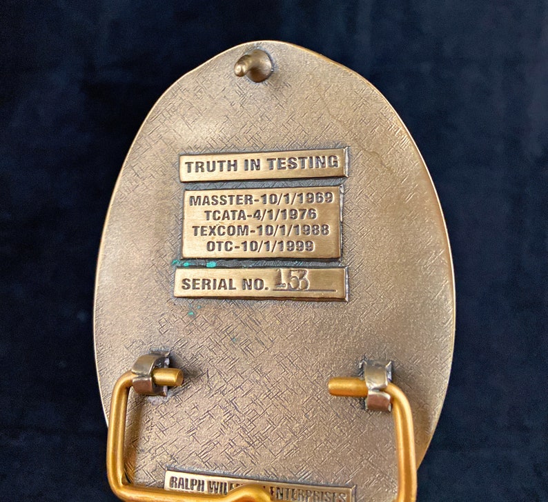 US Army Operational Test Command OTC ATEC Insignia Crest, Brass Belt ...