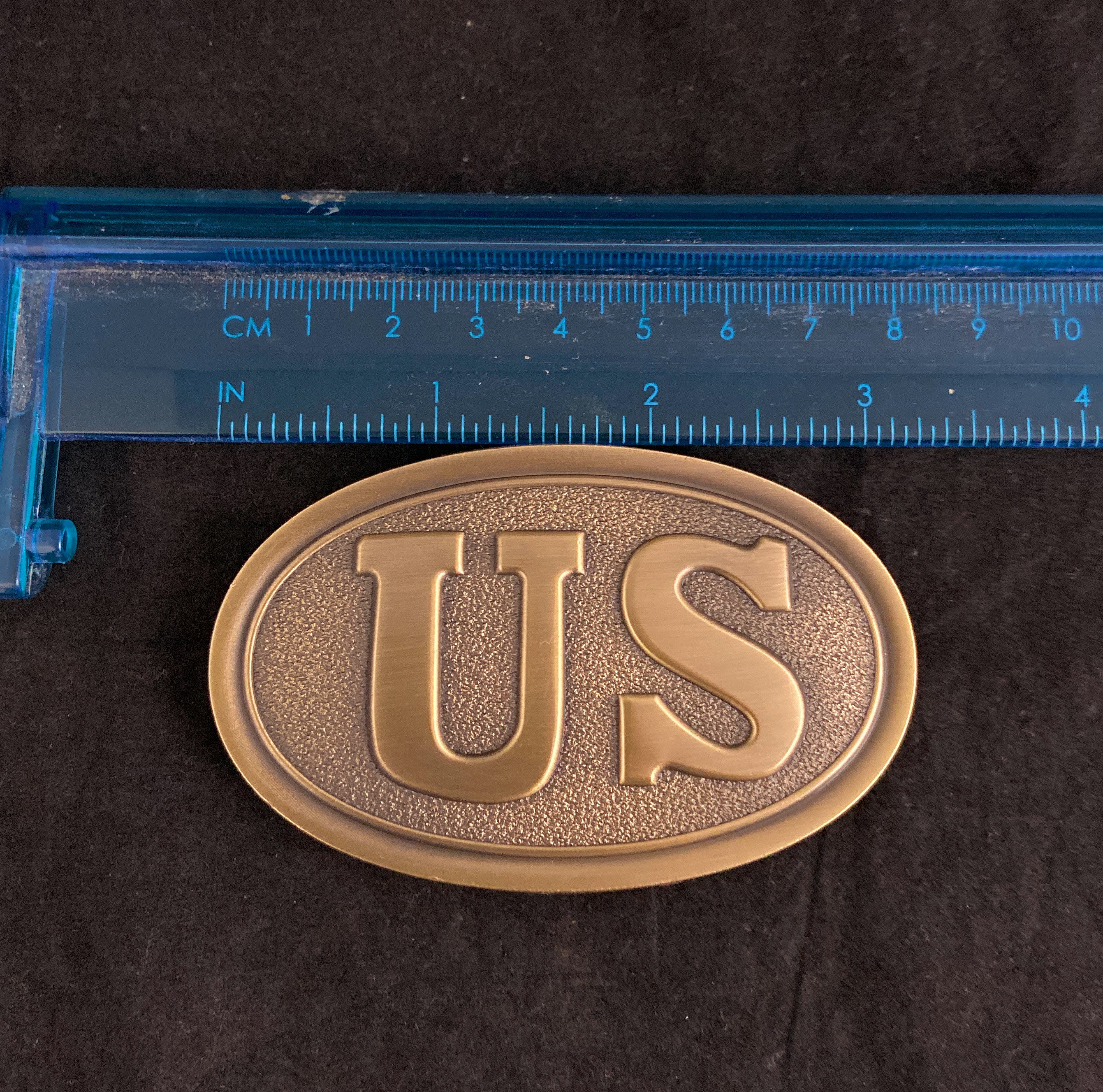 US Civil War Union Army Enlisted Solid Brass Belt Buckle, Antique Style ...