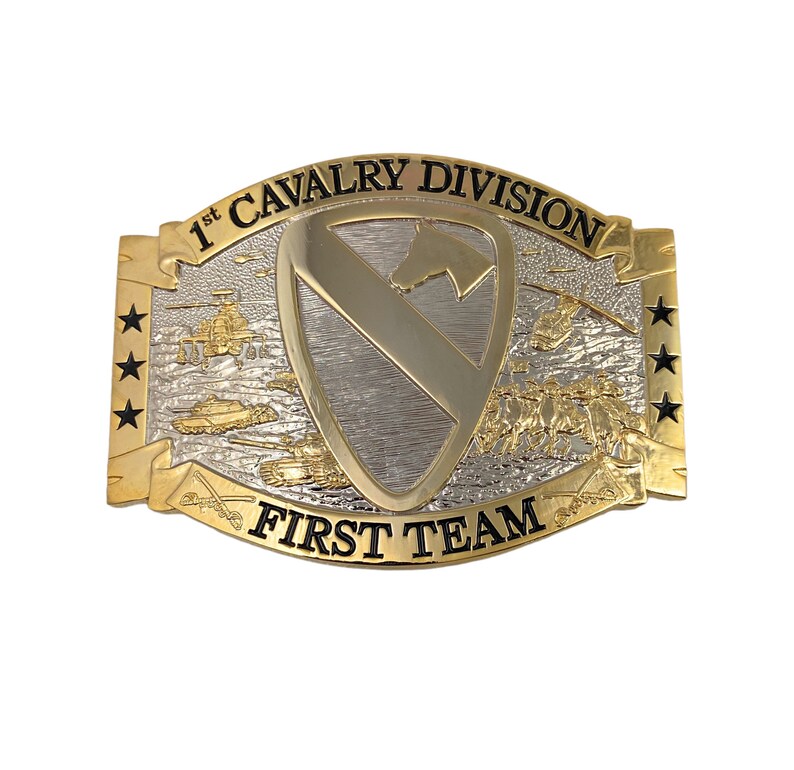 US Army 1st Cavalry Division First Cav Troopers Silver & Gold - Etsy