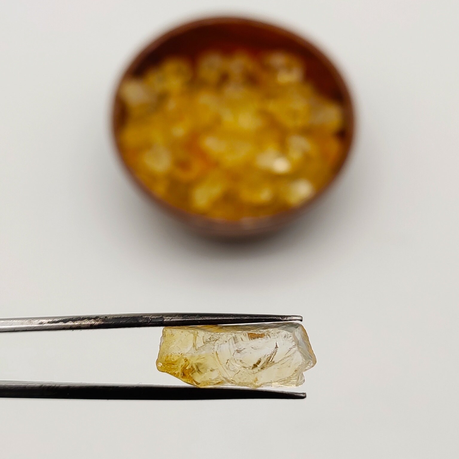 Natural Rough Citrine Stone-rough Gemstone-citrine Raw Crystal-loose ...