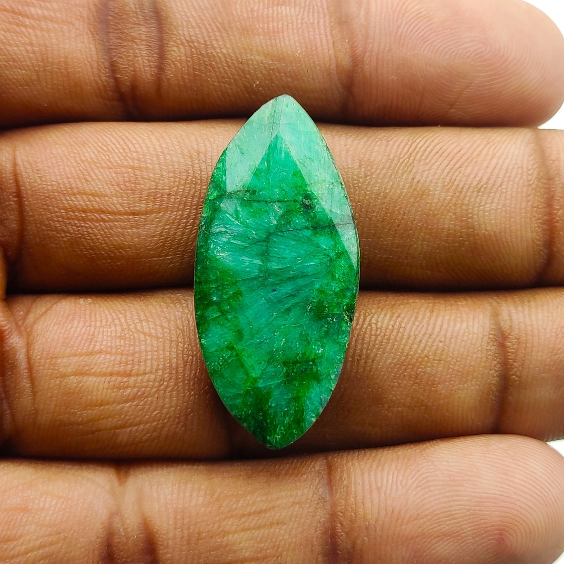 AAA Quality 5piece 1633mm Natural Dyed Emerald Faceted Loose - Etsy