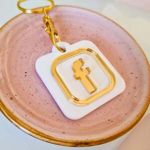 Custom QR Code Keyring Personalized Keychain With QR Code Instagram ...