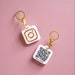 Custom QR Code Keyring Personalized Keychain With QR Code Instagram ...