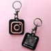 Custom QR Code Keyring Personalized Keychain With QR Code Instagram ...