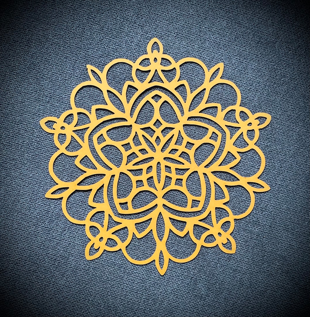 Mandala SVG PNG Doilies for Cutting Cricut Mandala 004 - Etsy