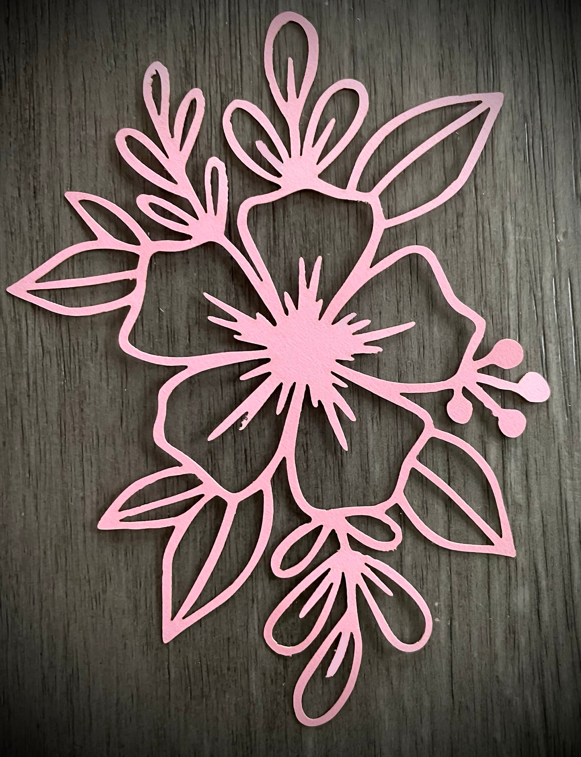 Ornate Flower Die Cuts Mixed Pack of 25 - Etsy