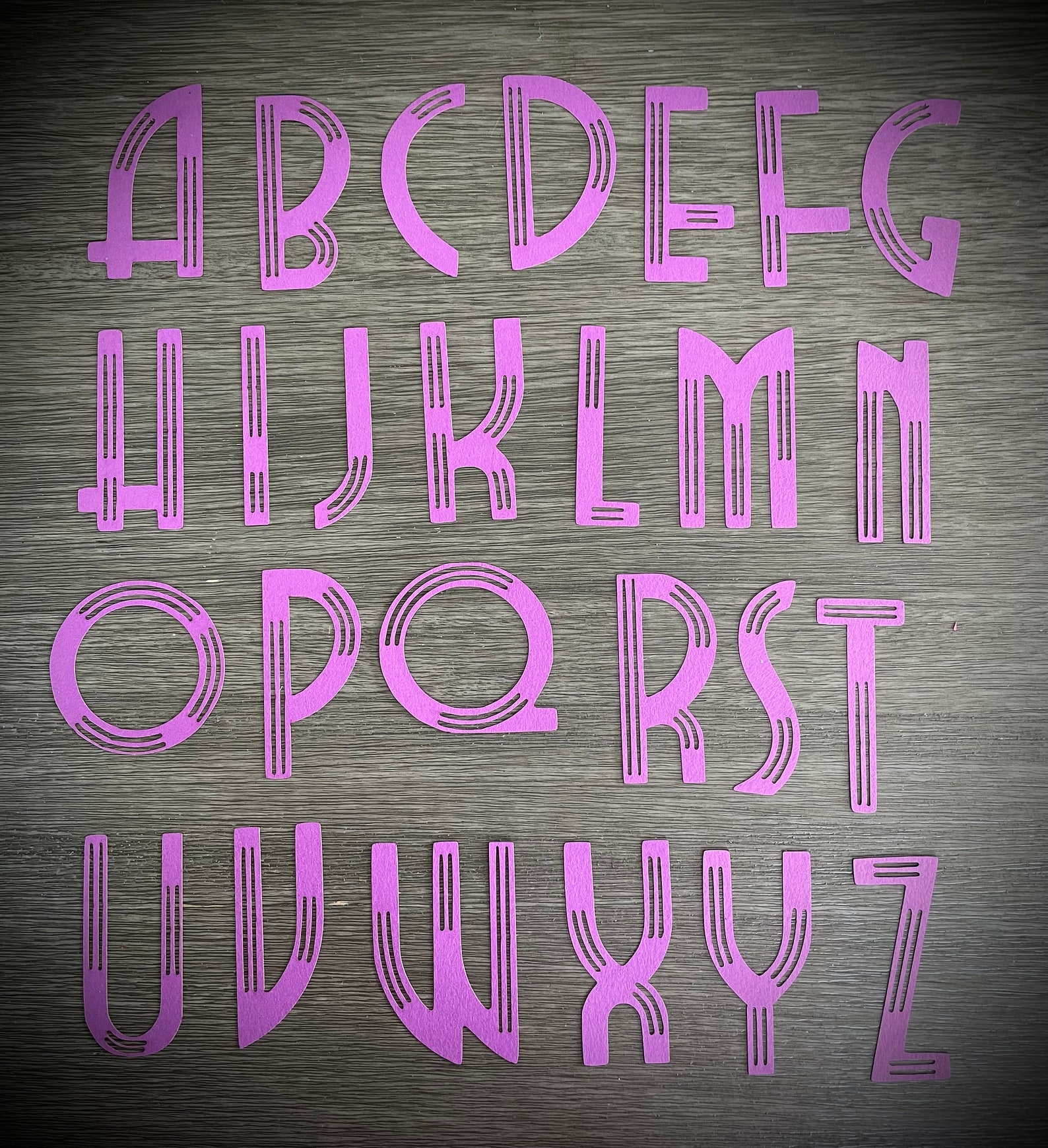 Retro Letter Svg Png Great Gatsby Letters Art Nouveau - Etsy