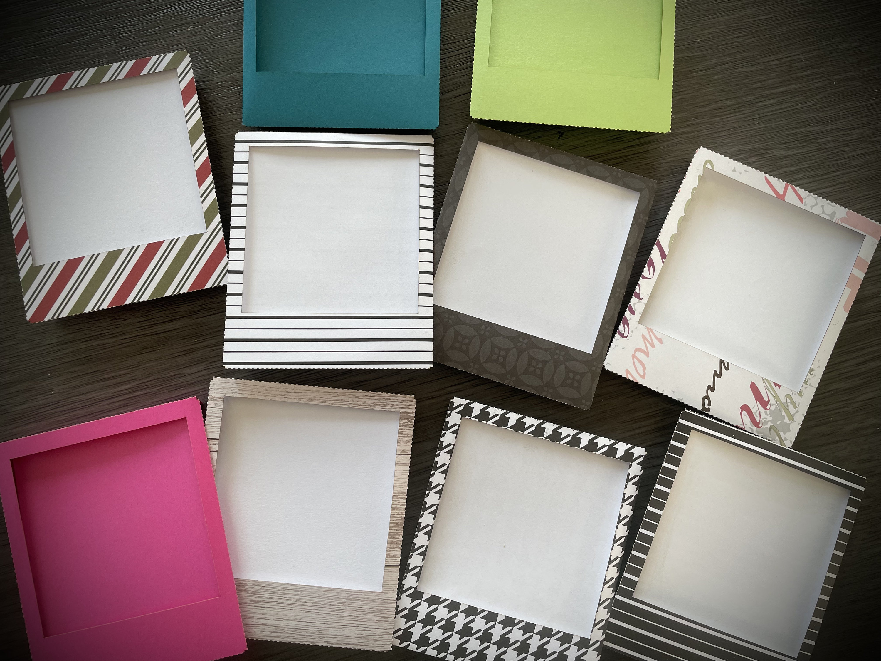Polaroid Decorative Envelopes Made With Pattern in Quality Papers Set ...