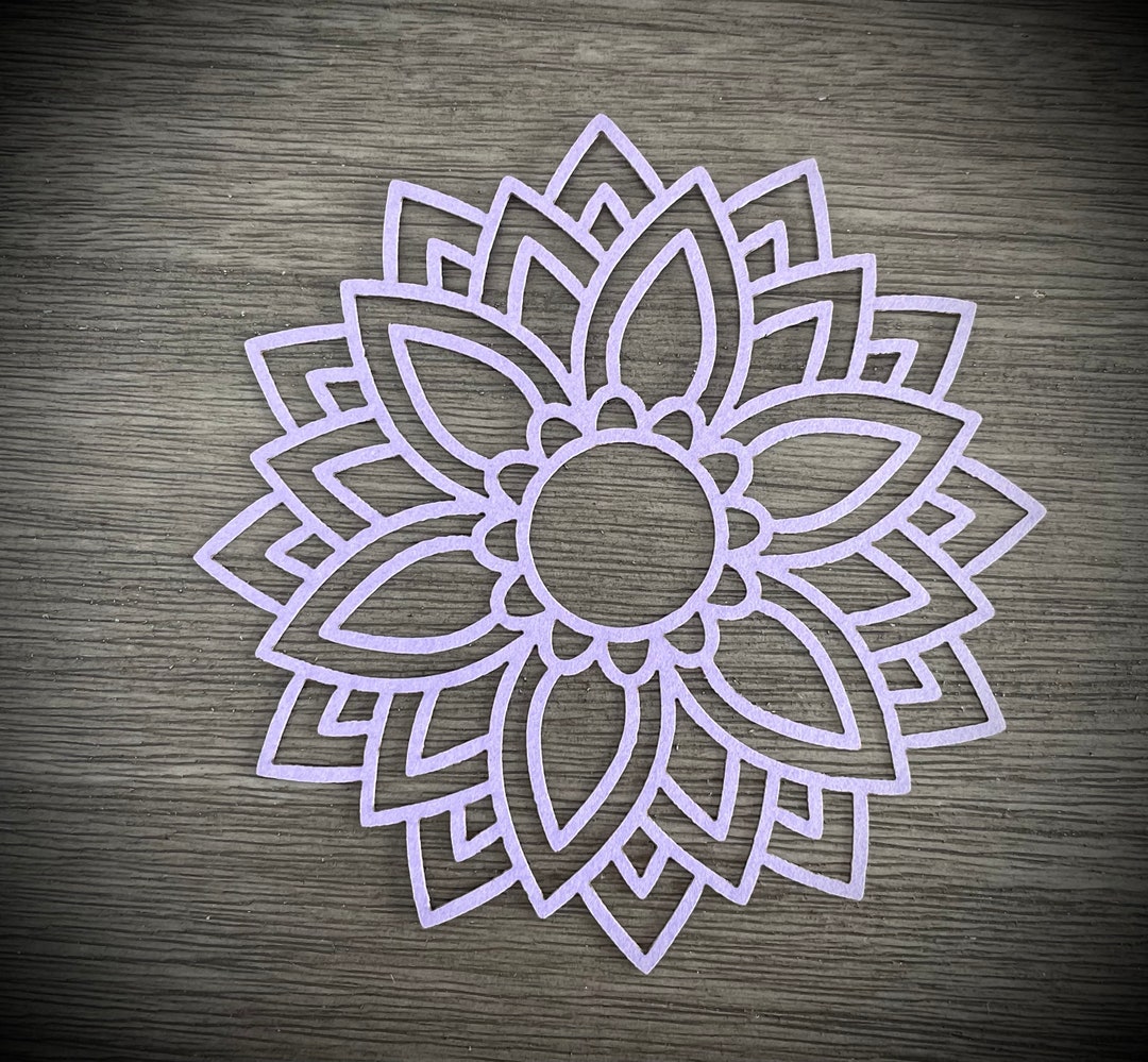 Flower 001 SVG PNG Doilies for Cutting Diecut Cricut - Etsy