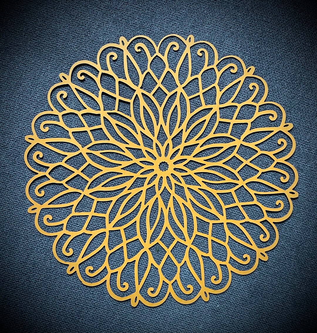Mandala SVG PNG Doilies for Cutting Cricut Mandala 001 - Etsy